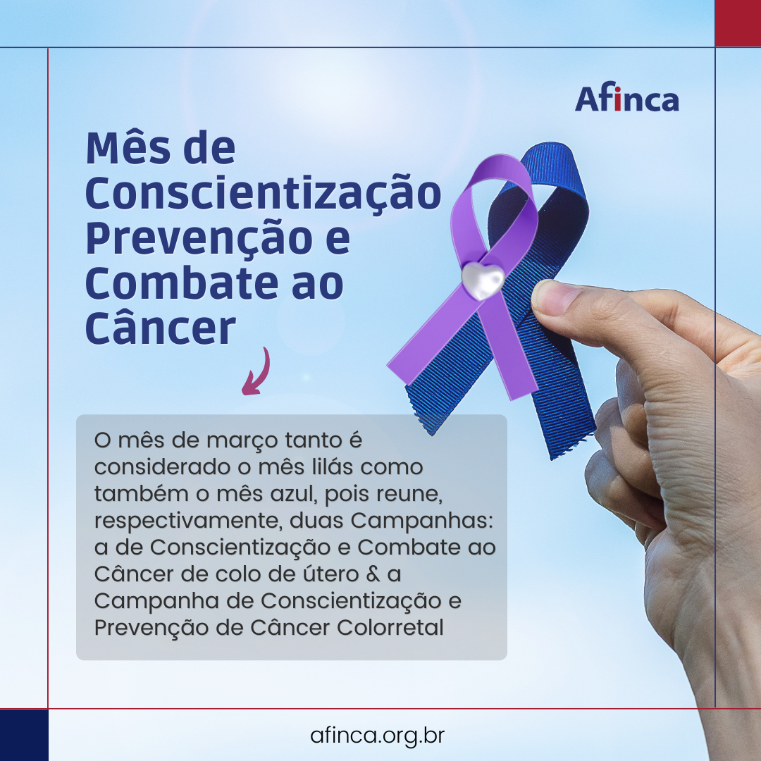 MarÇo Azul E LilÁs MÊs De ConscientizaÇÃo PrevenÇÃo E Combate Do