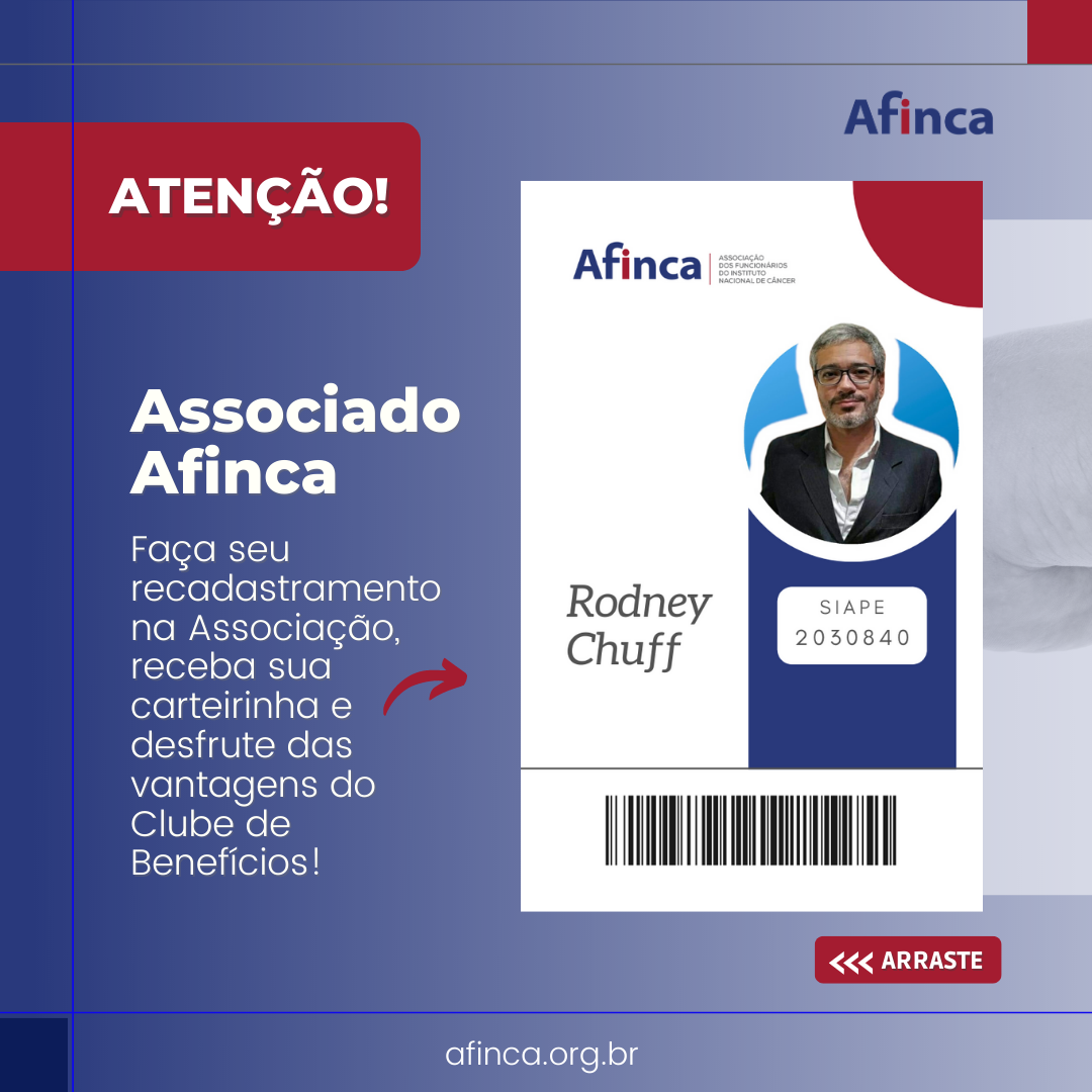 AFINCA CONVOCA ASSOCIADOS PARA EMITIR UMA NOVA CREDENCIALA carteirinha ...